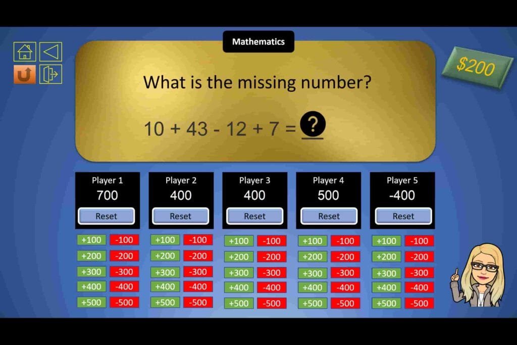 2nd Grade Multi-subject Jeopardy game - Ms. García Store